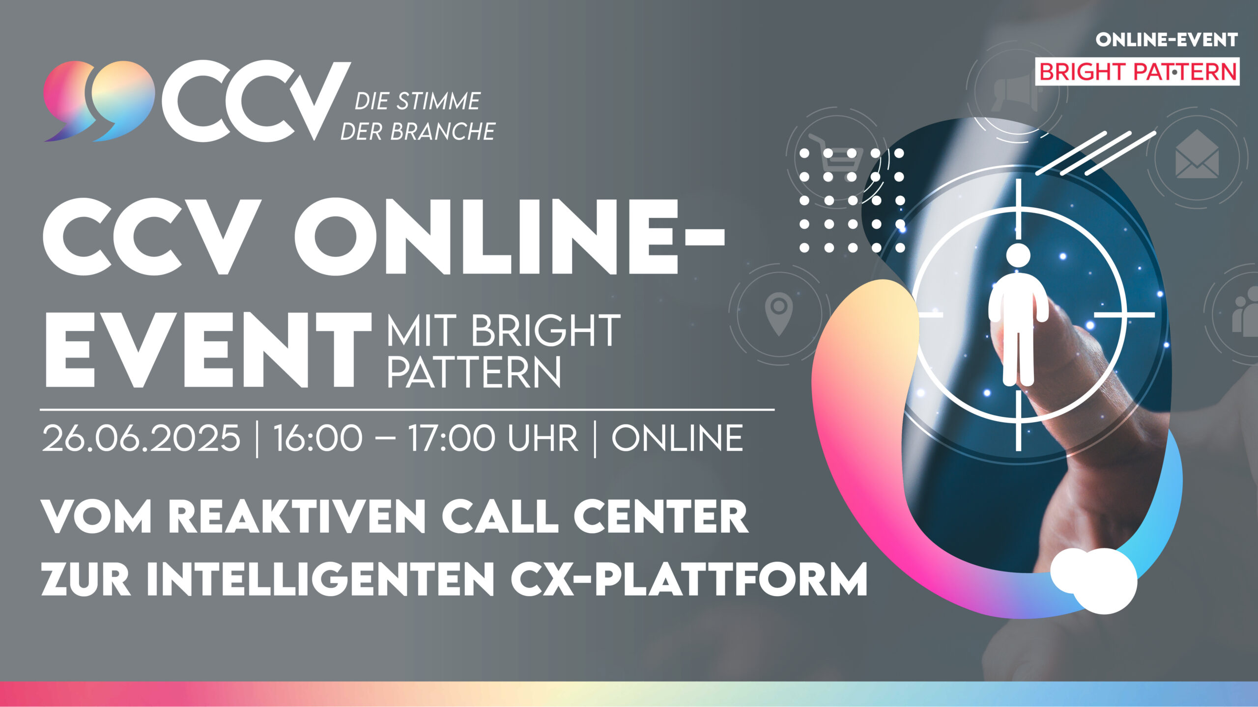 CCV-Online-Event mit Bright Pattern am 26.06. - CCV